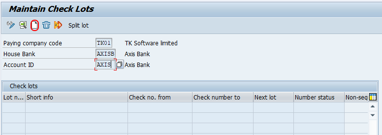 Create Check Lots In SAP Define Number Ranges For Checks Create Check Lots In SAP Define Number Ranges For Checks