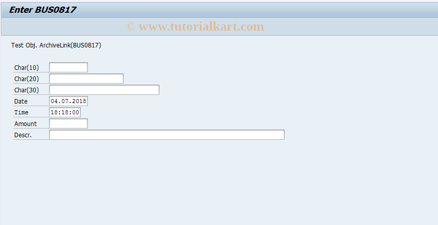 0817_INS SAP Tcode: Create Object 0817_INS SAP Tcode: Create Object