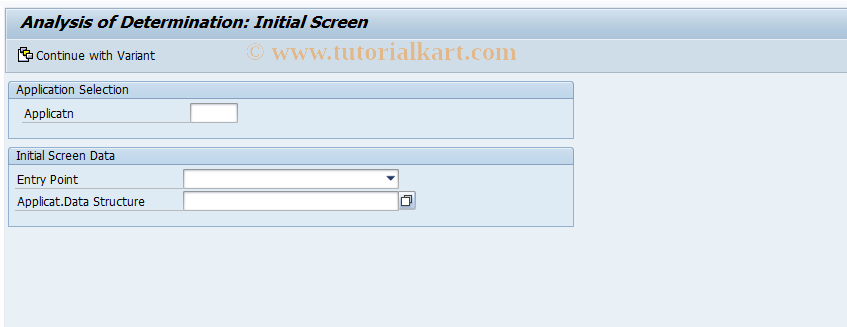 CACS_DET_ANALYSIS SAP Tcode: Determination: Analysis