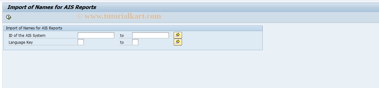 FOPC_AISLANGUAGE SAP Tcode: Import AIS Report Names FOPC_AISLANGUAGE SAP Tcode: Import AIS Report Names