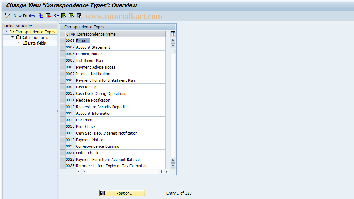 Fqb2 Sap Tcode Correspondence Data Fields