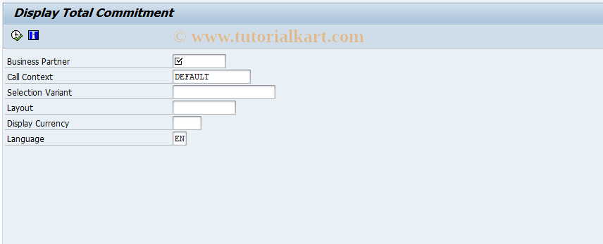 FSBP_TC_SHOW SAP Tcode: Display Total Commitment FSBP_TC_SHOW SAP Tcode: Display Total Commitment