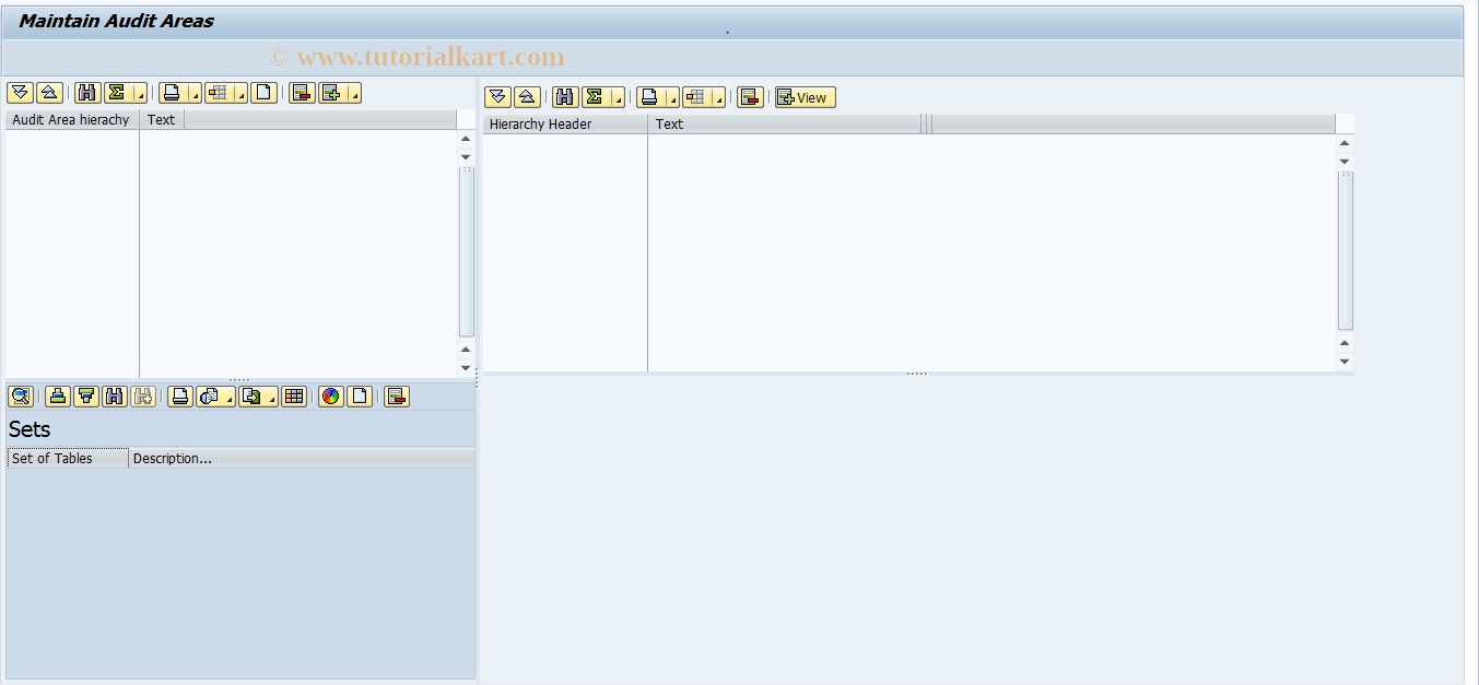 IWP_AREA SAP Tcode : Define Audit Area Transaction Code IWP_AREA SAP Tcode : Define Audit Area Transaction Code