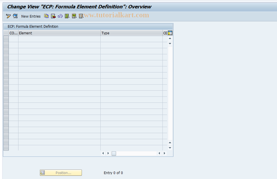 JPECPFE SAP Tcode: Define Formula Element
