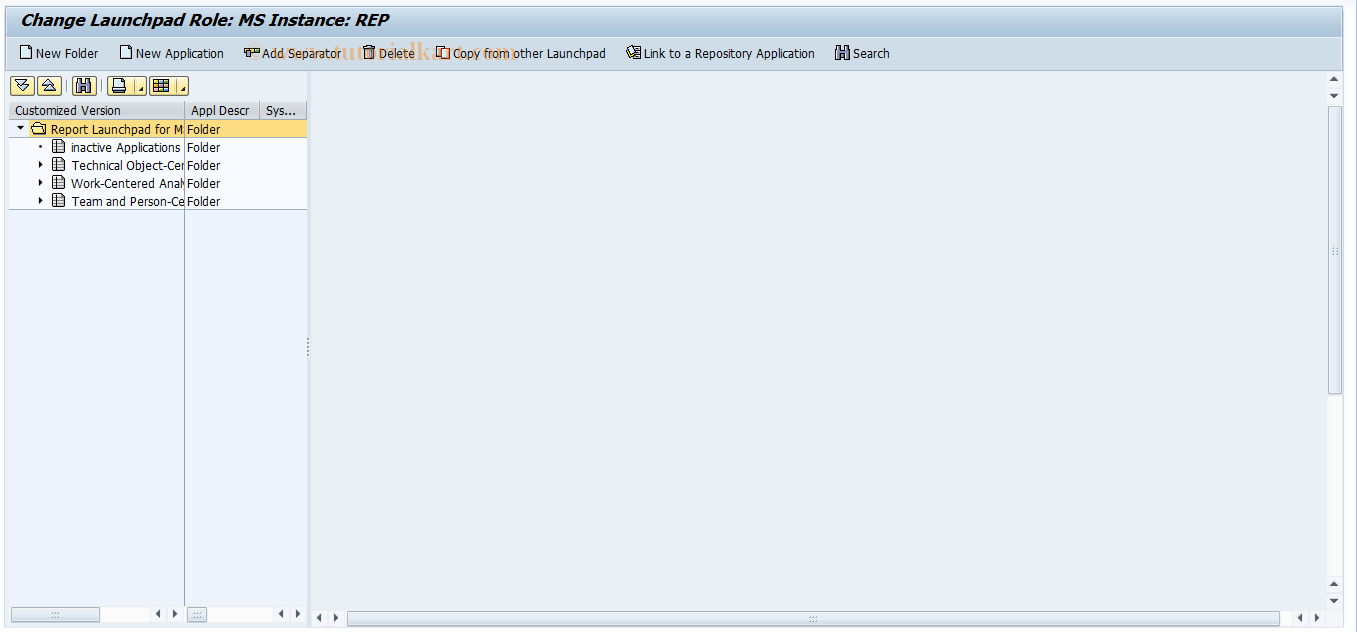 LPD_MS_REP_CUST SAP Tcode : MS Report Launchpad Customizing Transaction ... LPD_MS_REP_CUST SAP Tcode : MS Report Launchpad Customizing Transaction ...