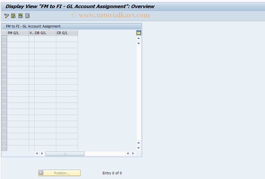 OFMTOAC2 SAP Tcode Define Debit Credit GL In FM To AC Transaction Code