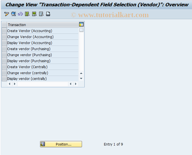 OT09 SAP Tcode : C FI Maintain Table T078K Transaction Code OT09 SAP Tcode : C FI Maintain Table T078K Transaction Code