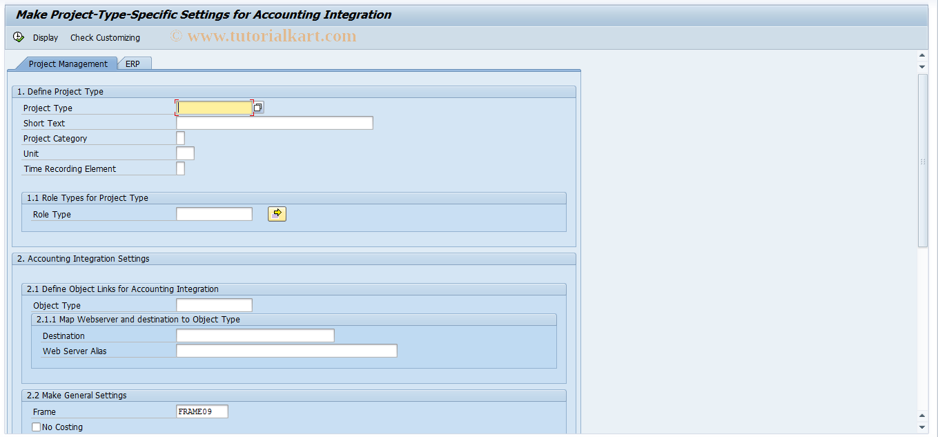 PPM_FIN_CUST SAP Tcode : Maintain Account . Integratn Customizing ... PPM_FIN_CUST SAP Tcode : Maintain Account . Integratn Customizing ...
