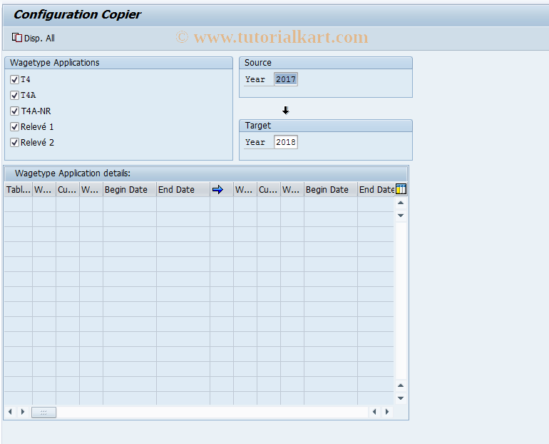PYKT SAP Tcode: Configuration Copier PYKT SAP Tcode: Configuration Copier
