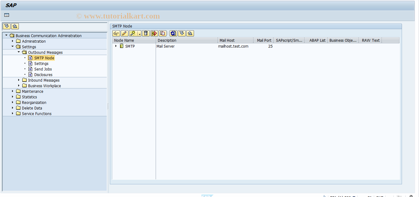 SCOT SAP Tcode: SAPconnect - Administration SCOT SAP Tcode: SAPconnect - Administration