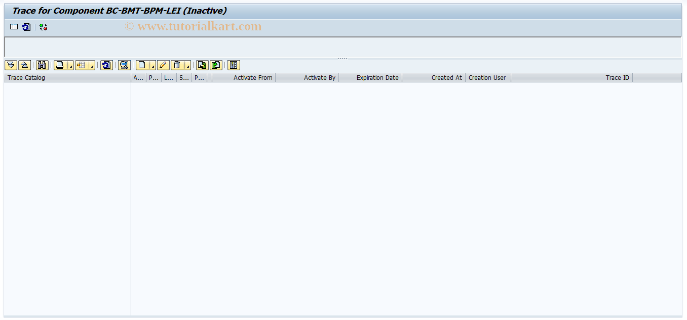 SLEI_TRC SAP Tcode : LEI Runtime Trace Transaction Code SLEI_TRC SAP Tcode : LEI Runtime Trace Transaction Code