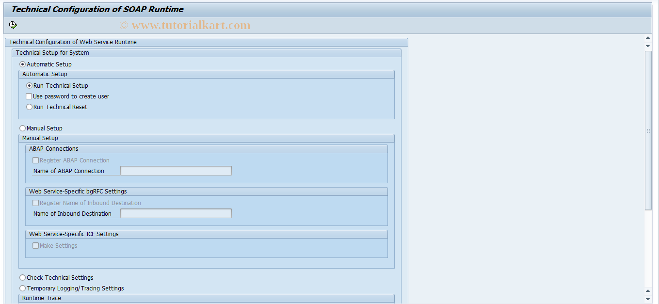 SRT_ADMIN SAP Tcode : Maintenance SRT Transaction Code SRT_ADMIN SAP Tcode : Maintenance SRT Transaction Code