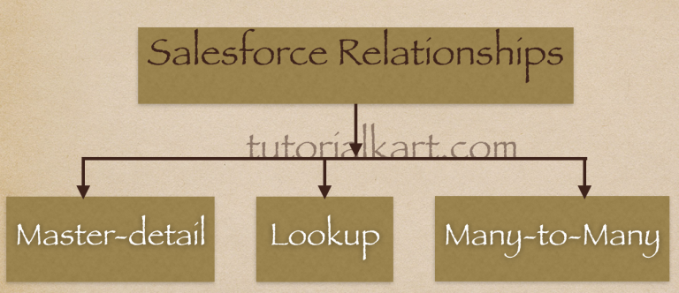 Salesforce Object Relationships Master Detail Lookup