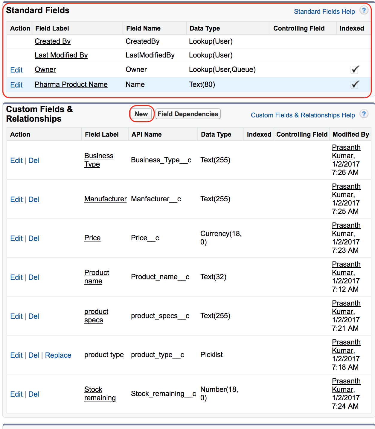 Salesforce Printable View