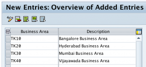 Define Business Area in SAP | Create Consolidation Business Area