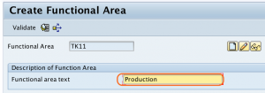 Define Functional Area in SAP | Create Functional Area