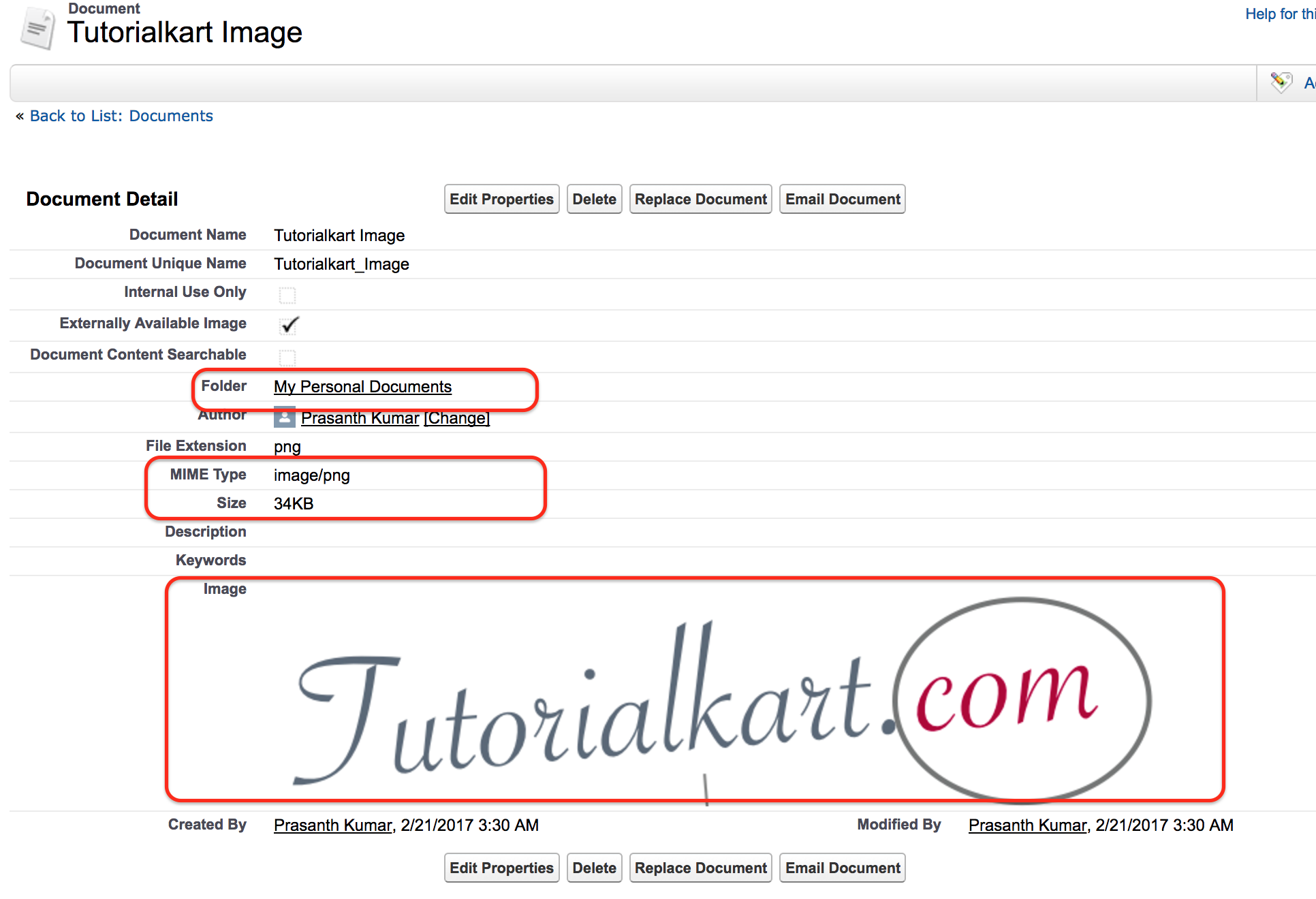 Salesforce Documents Tab, Inserting Logo - Salesforce Tutorials