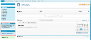Home page Layout in Salesforce