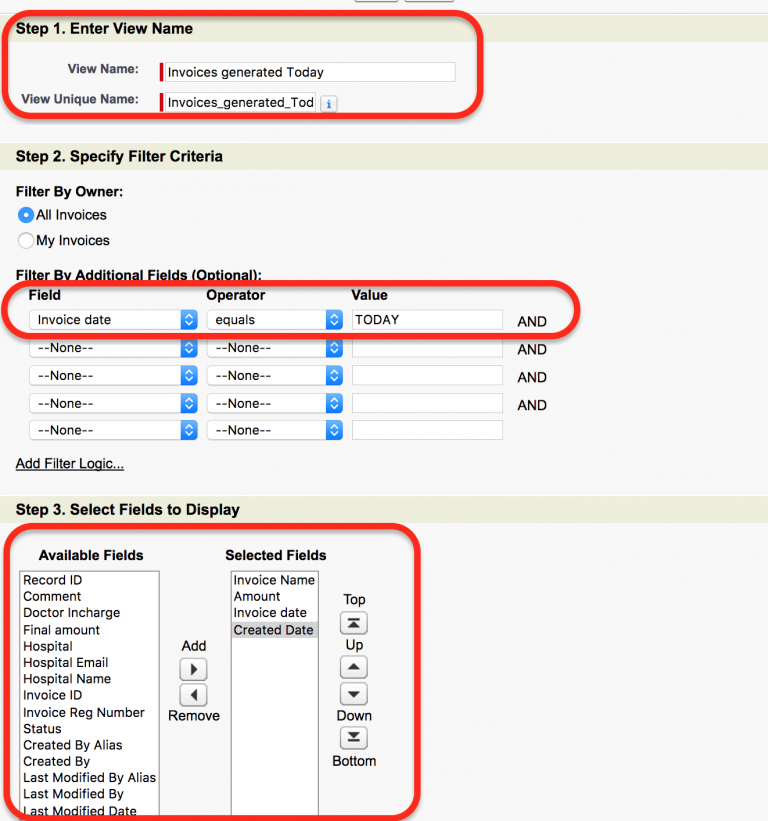 Creating Custom List Views In Salesforce Sfdc Tutorials 9664