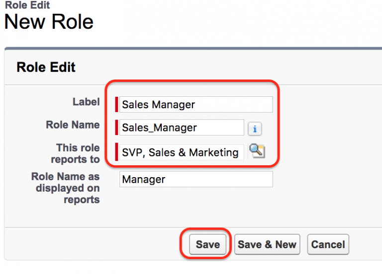 Role hierarchies | Creating role hierarchies in Salesforce