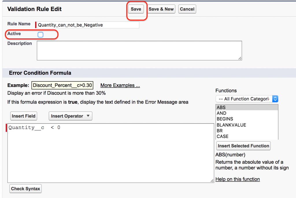 Validation Rules In Salesforce Salesforce Validation Rules