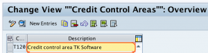 How to Define Credit Control Area in SAP | TutorialKart.com