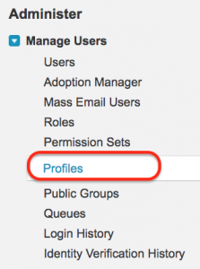 Profiles in Salesforce | Salesforce profiles - TutorialKart