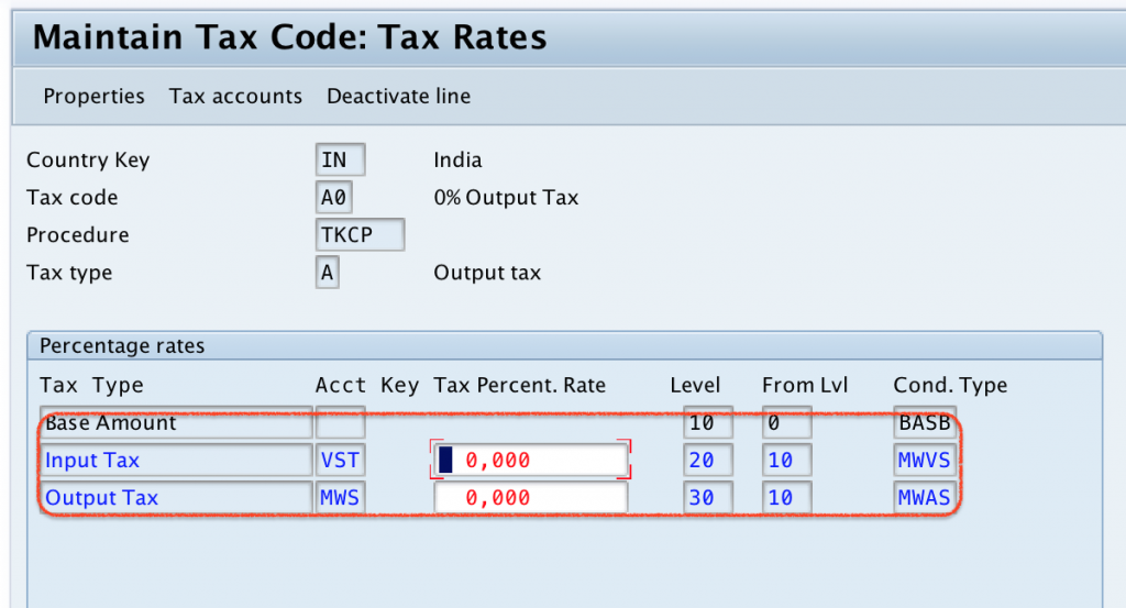 Assign Tax Codes for Non Taxable Transactions