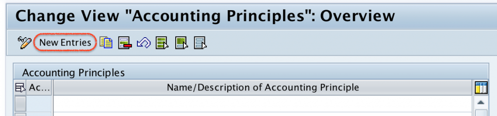 How to Define Accounting Principles in SAP