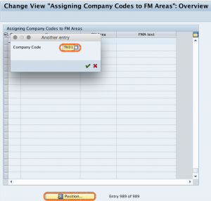 Assign Company Code to Financial Management Area in SAP