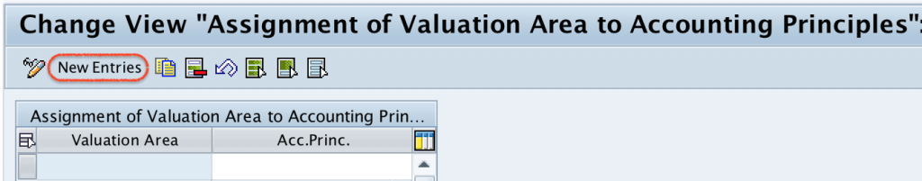 Define Valuation Areas in SAP FI