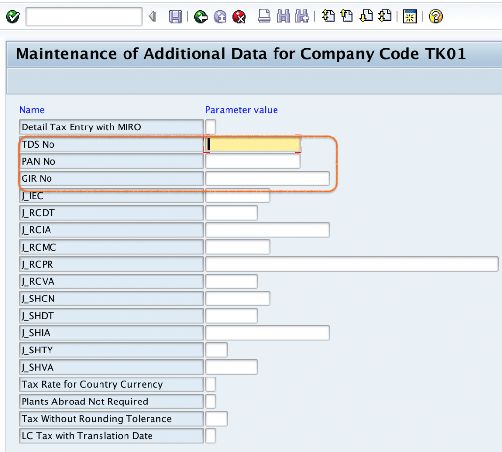 How To Check And Enter Company Code Global Parameters In Sap