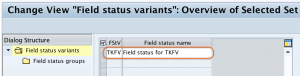 Field Status Groups in SAP | Define Field Status Variants in SAP