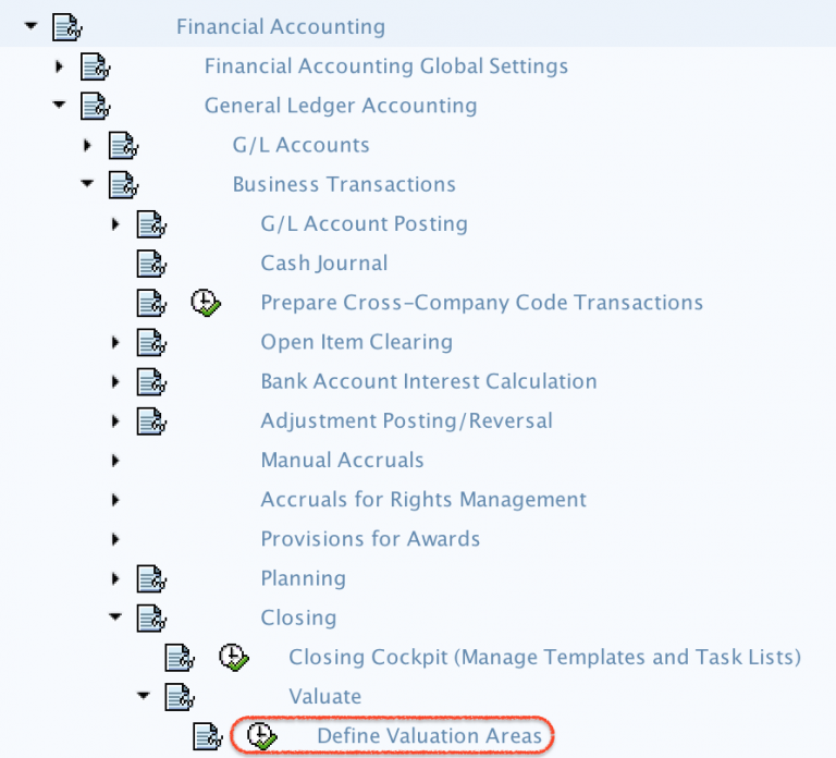 Define Foreign Currency Valuation Method in SAP