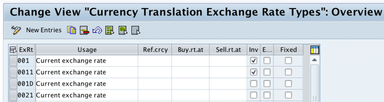 How to Check Exchange Rate Types in SAP