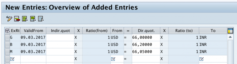 How to Enter Exchange Rates in SAP