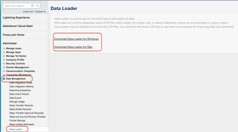 How to Install Salesforce Data Loader in macOS and Windows