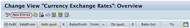 How to Enter Exchange Rates in SAP