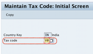 Assign Tax Codes for Non Taxable Transactions