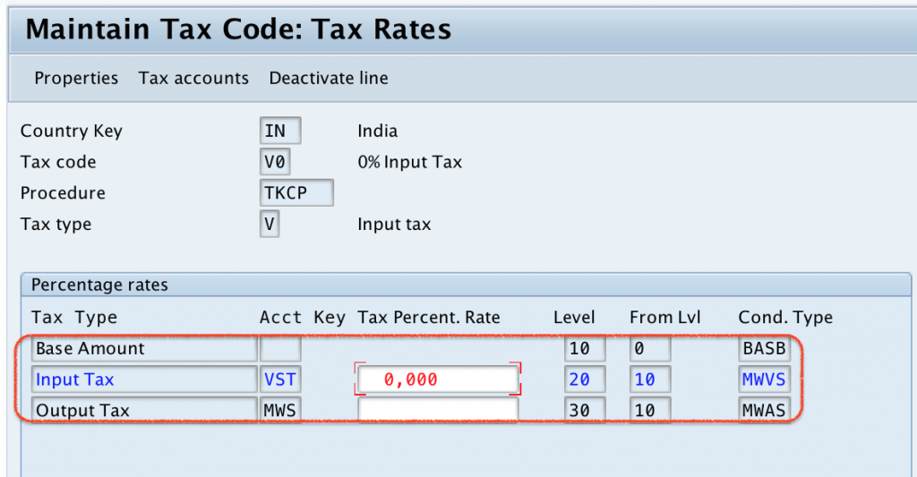 Assign Tax Codes for Non Taxable Transactions