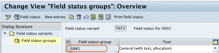 Field Status Groups In Sap Define Field Status Variants In Sap