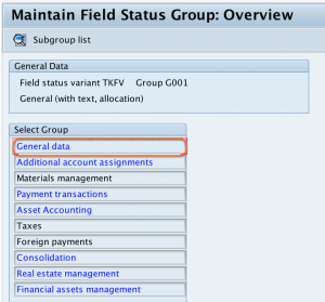 Field Status Groups in SAP | Define Field Status Variants in SAP