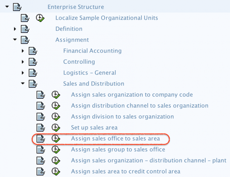 Assign Sales Office to Sales area in SAP