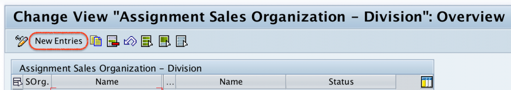 Assign Division to Sales Organization in SAP