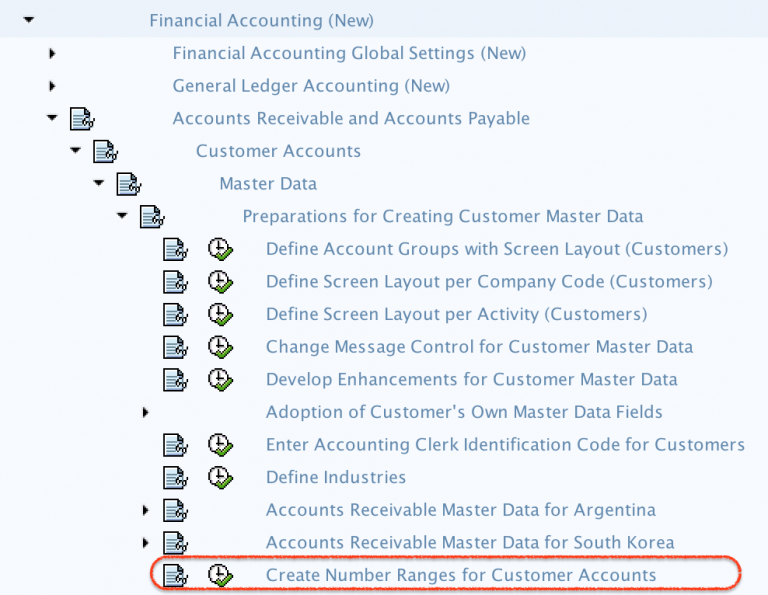 Create Number Ranges for Customer Account Groups in SAP