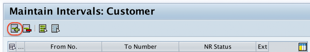 Create Number Ranges for Customer Account Groups in SAP