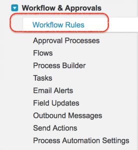Salesforce Workflow Actions - Tasks, Email alert, field Update