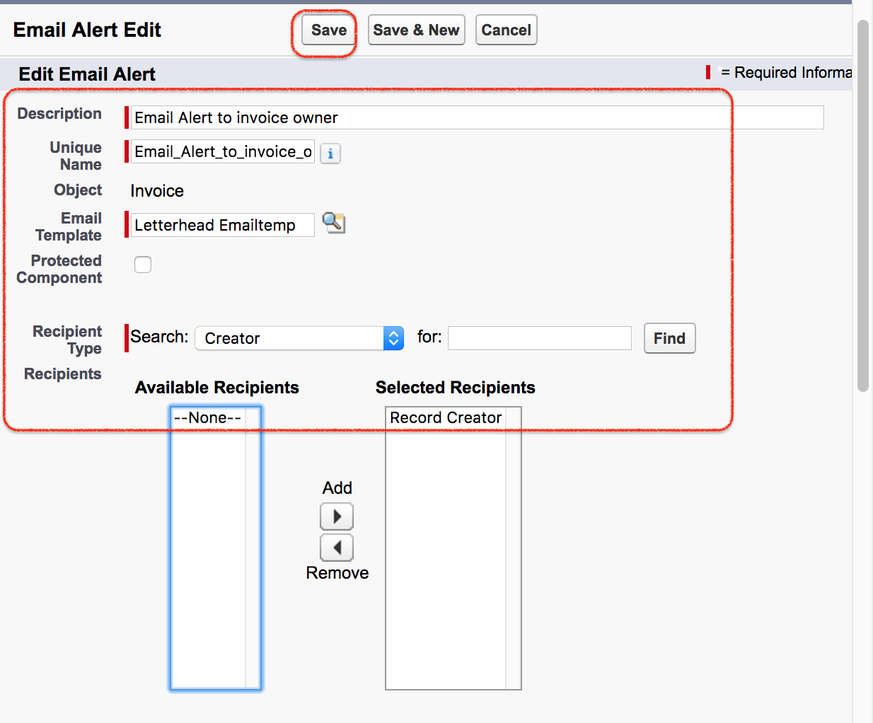 Salesforce Workflow Actions - Tasks, Email alert, field Update