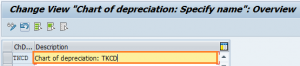 Copy Reference Chart of Depreciation in SAP- Depreciation Areas