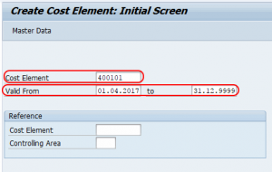 How to Create Primary Cost Elements in SAP
